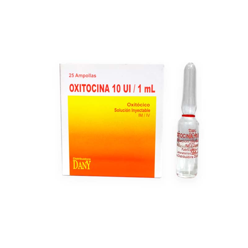 OXITOCINA 10 UI/ML SOLUCION INYECTABLE CAJA X 25 AMP – DANY – Línea ...