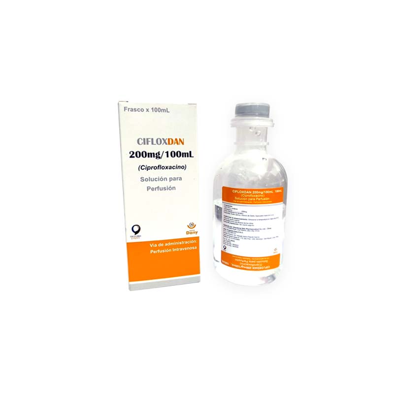 CIFLOXDAN (CIPROFLOXACINO) 200 MG/100 ML SOLUCION PARA PERFUSIÓN C/1 ...